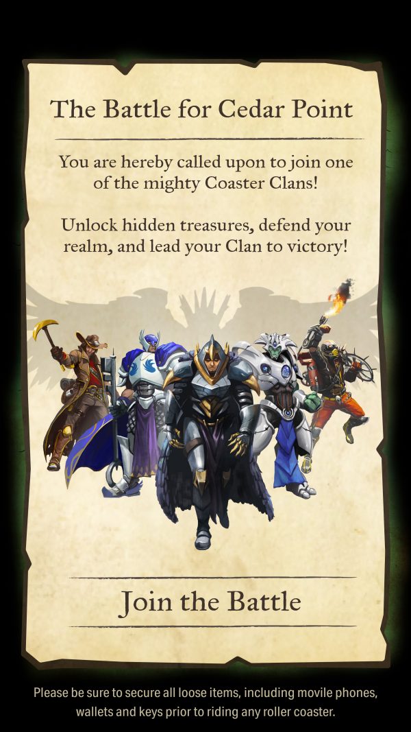 The Battle For Cedar Point Is On! Amusement Park Debuts New Interactive ...
